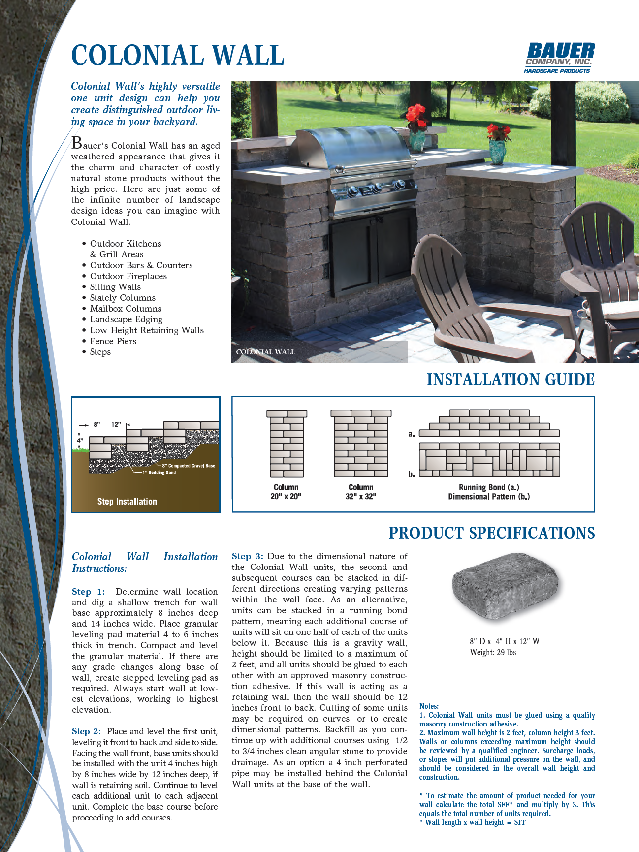 Colonial Wall – Options Supply Co